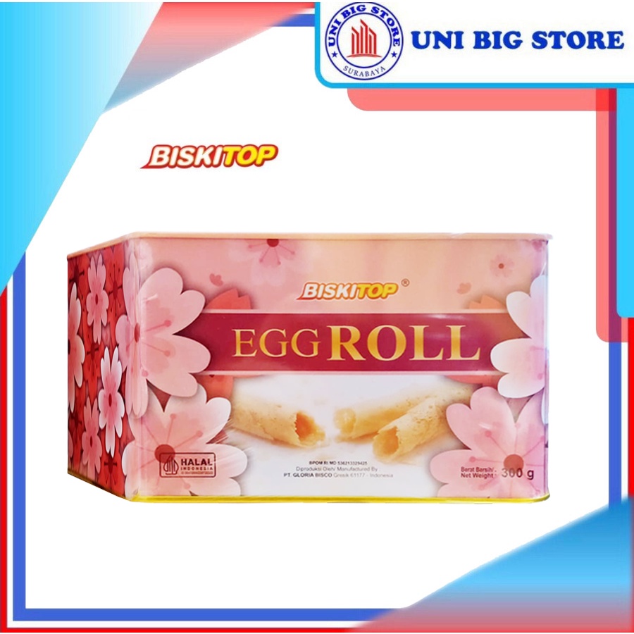 Jual Biskitop Egg Roll 300 gr Biscuit Snack Kaleng | Shopee Indonesia