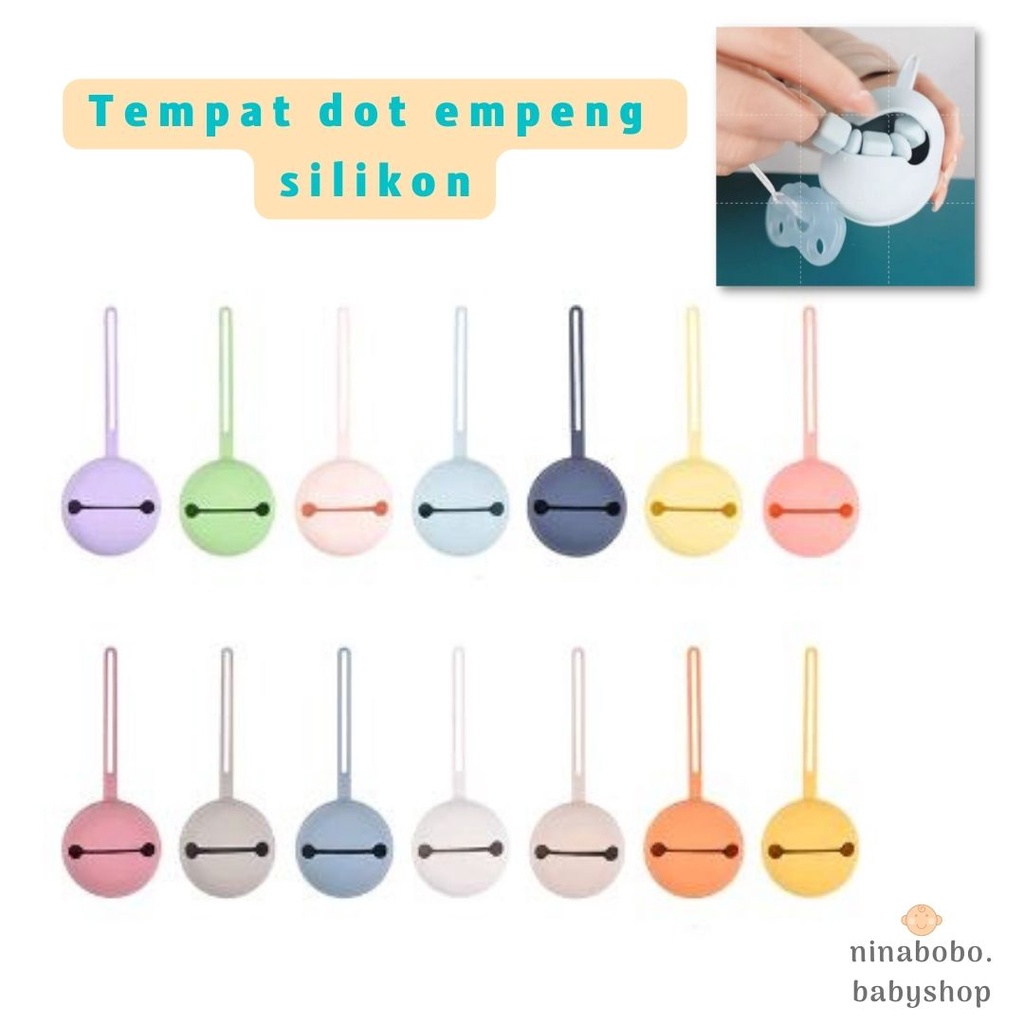 Jual Kotak empeng silikon / Box empeng bayi silicone / Wadah empeng ...