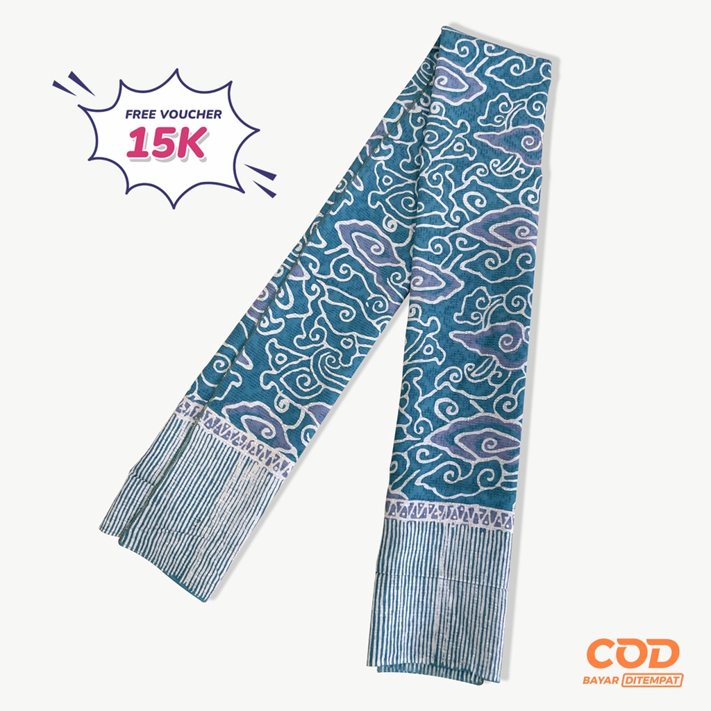 Jual BATIK SALMA Syal Scarf Slayer Batik Motif Mega Mendung Bahan Doby ...