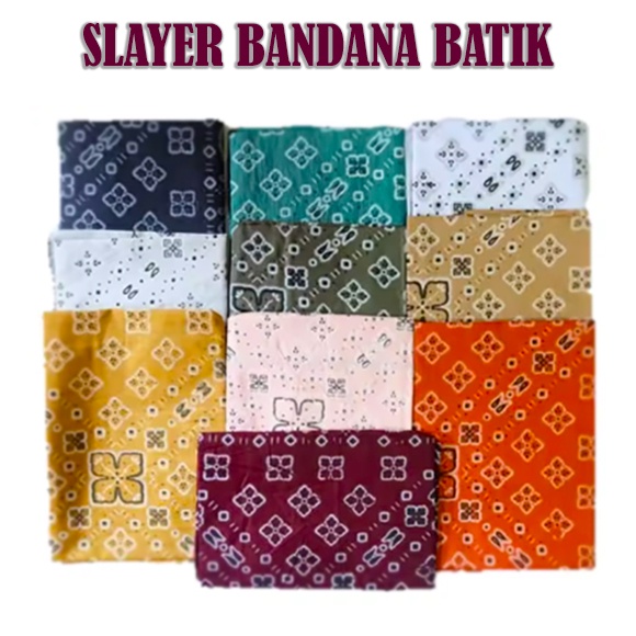 Jual Slayer batik multifungsi bandana batik masker batik syal batik ...