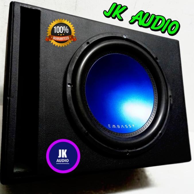 Jual Paket Audio Mobil Subwoofer 12 Inchi Plus Box Speaker Bahan MDF ...