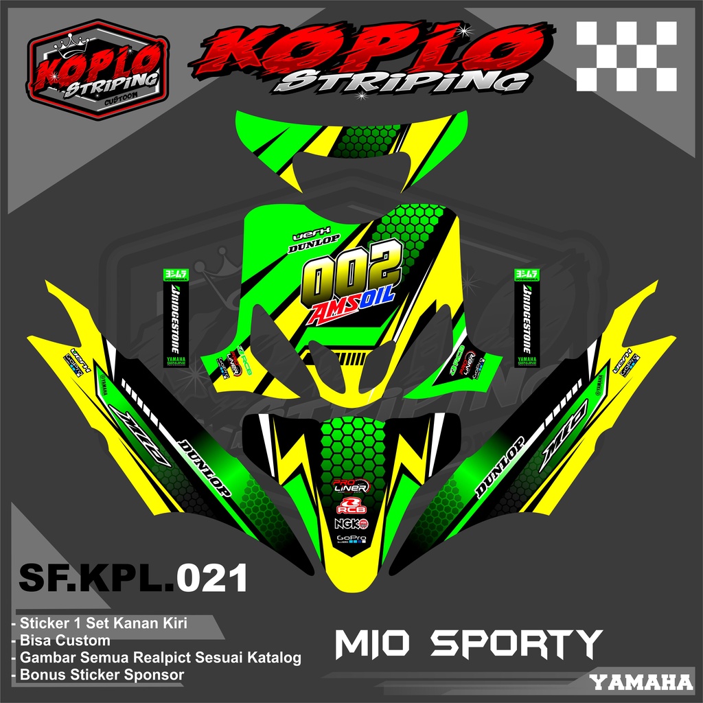 Jual Stiker Decal Full Body Motor Yamaha Mio Sporty - Sticker Decal ...