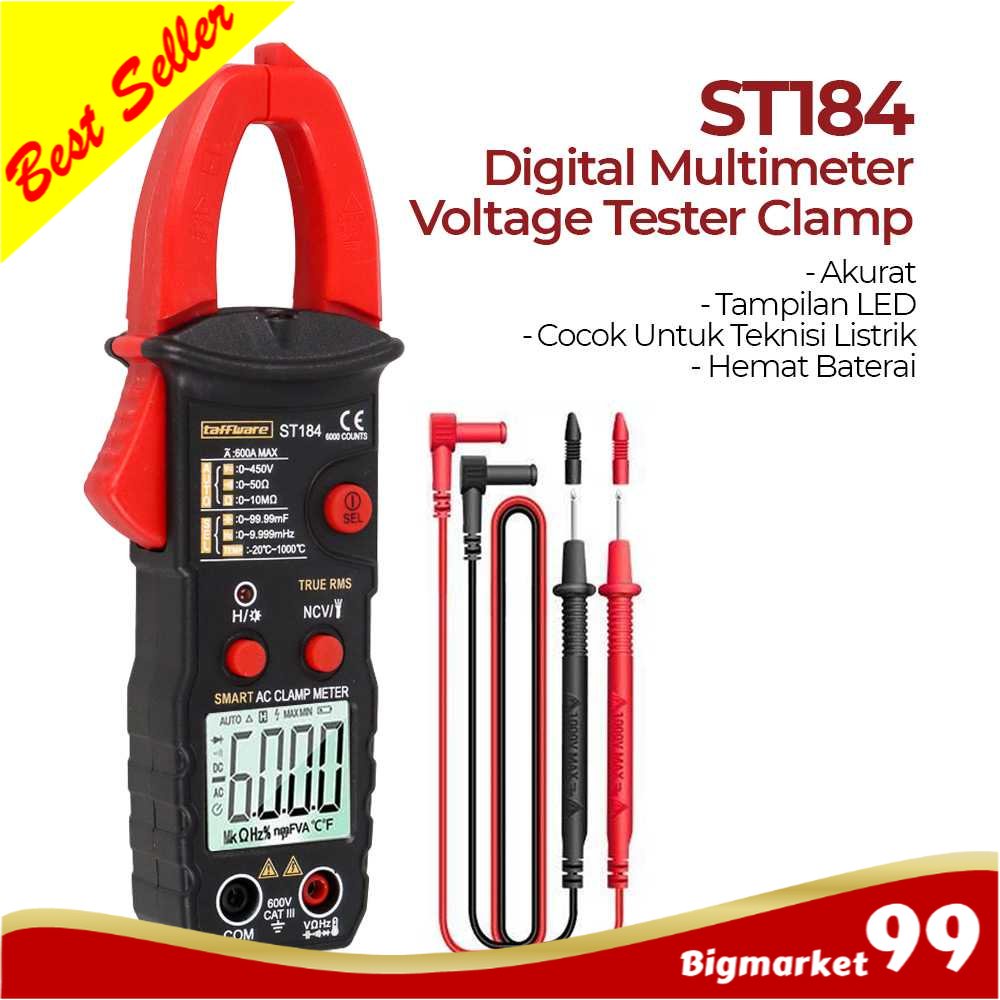 Jual Multimeter Digital Voltage Tester Clamp AC / DC | Shopee Indonesia