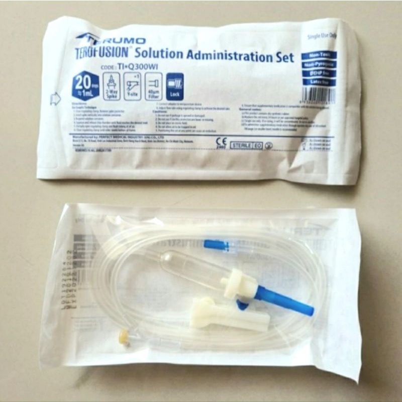 Jual Infuset Terumo Dewasa ORIGINAL Infusion Set Dewasa Terumo | Shopee ...