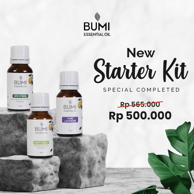 Jual [DISTRIBUTOR RESMI] Bumi Essential Oil Special Completed Starter ...