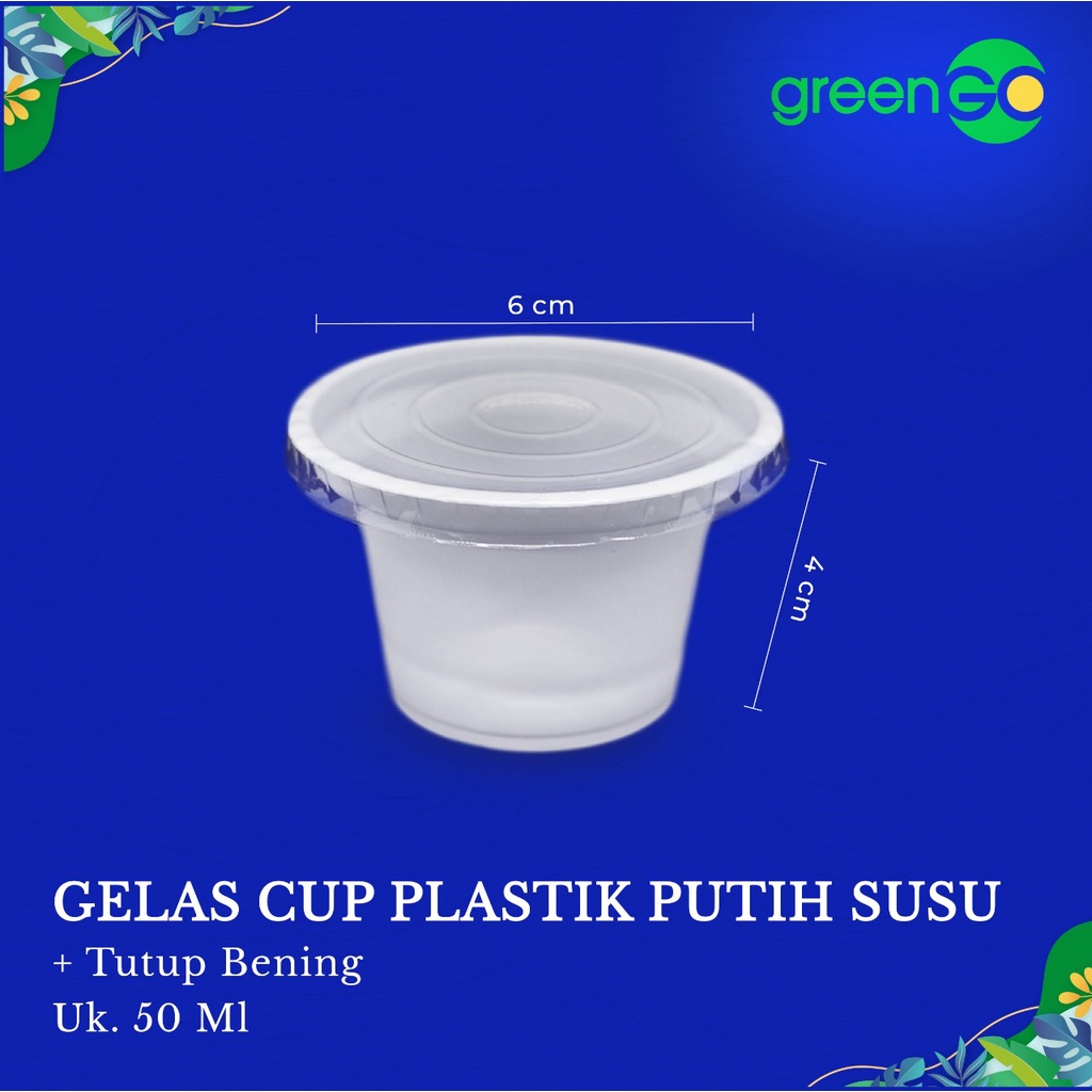 Jual CUP PUDING SET TUTUP 50 SET CUP AGAR PUTIH SUSU 1 SET TUTUP CUP ...