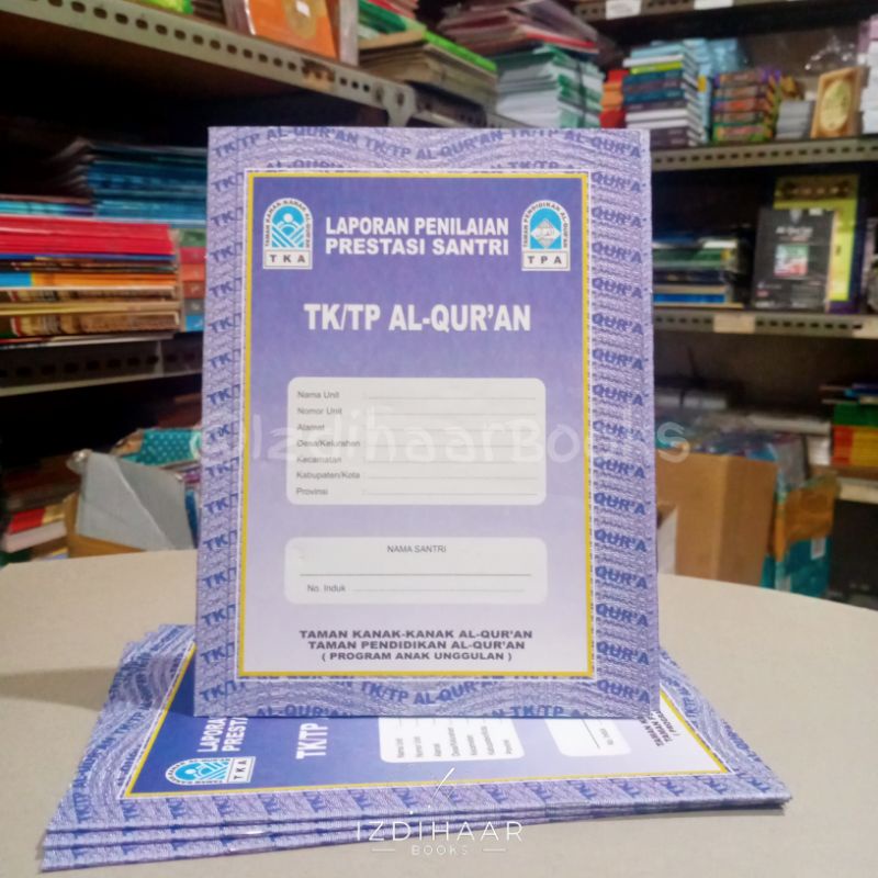 Jual Buku Rapot TK/TPA AL-QURAN Biru a5 | Shopee Indonesia
