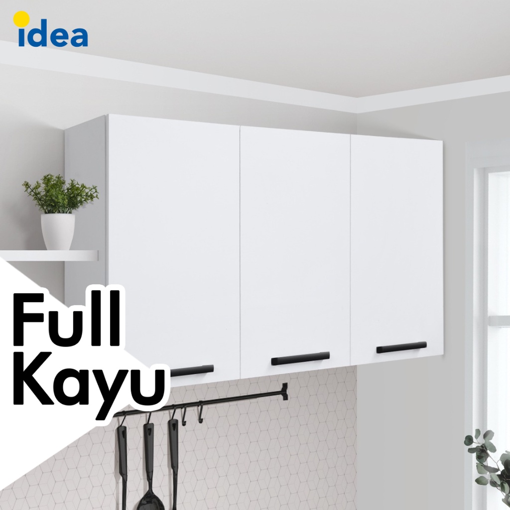 Jual IDEA NEBRASKA Kitchen Set Lemari Kabinet Dapur Kayu Putih Atas ...