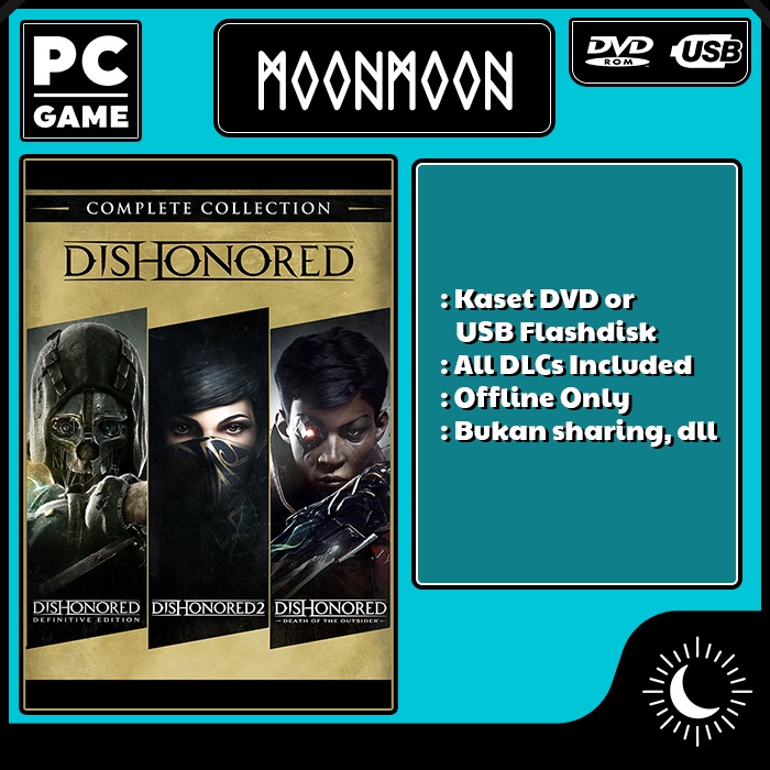 Jual Dishonored Complete Collection (2017) Full DLCs Game PC Laptop | Shopee Indonesia