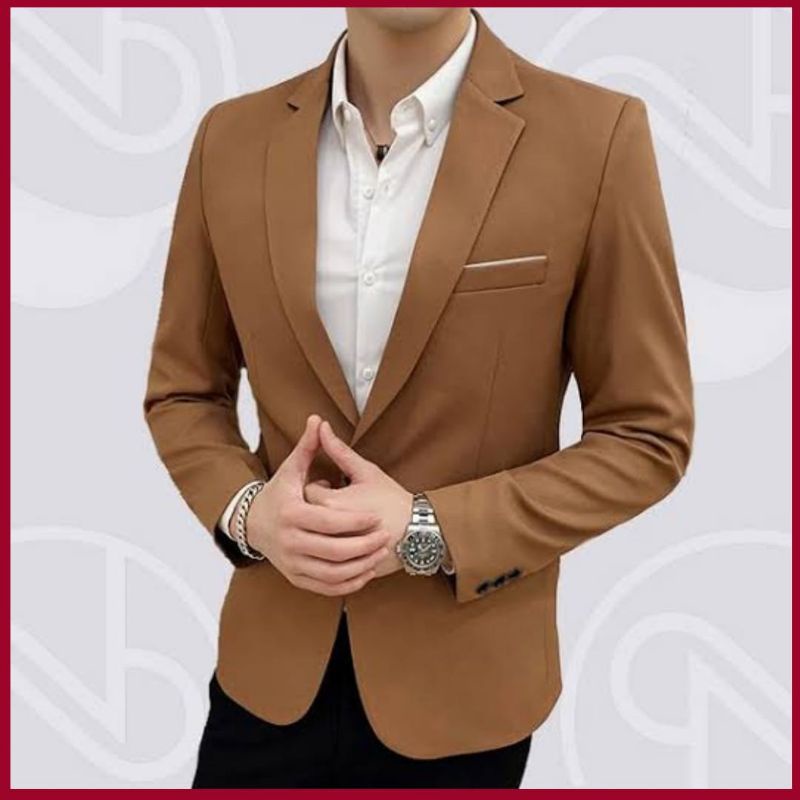 Jual JAS PRIA CASSUAL BLAZER PRIA FORMAL JAS BLAZER PRIA TRENDY JAS PRIA SLIMFIT | Shopee Indonesia