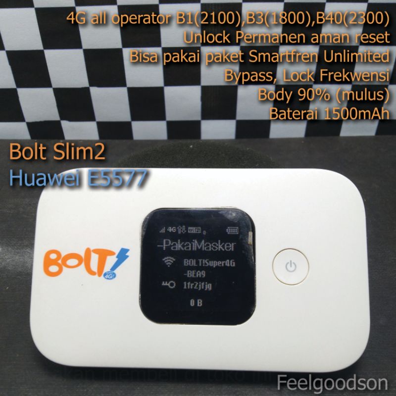 Jual Mifi Bolt Slim2 (e5577-white) | Shopee Indonesia