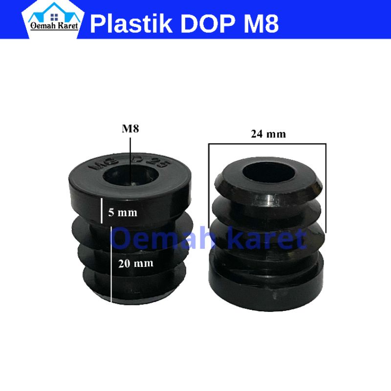 Jual Plastik Tutup Pipa Besi Bulat DOP M8 1 Inch 2PCS | Shopee Indonesia