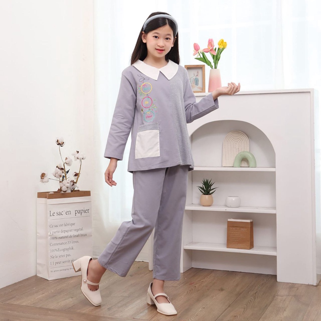 Jual (8 - 15 Tahun) Kalista Set Baju Anak Duishi B8500 | Shopee Indonesia