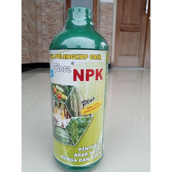 Jual Pupuk Cair NPK - Pupuk bio flora penyubur akar daun bunga dan buah isi 1Liter | Shopee ...