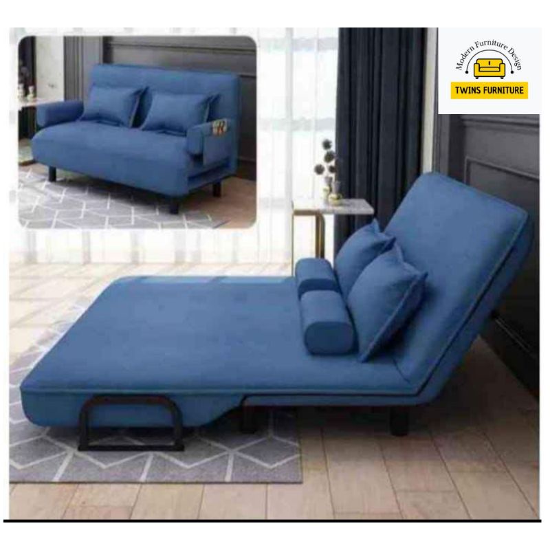 Jual sofa bed minimalis/ sofa multifungsi 2in/ sofa simple super nyaman ...