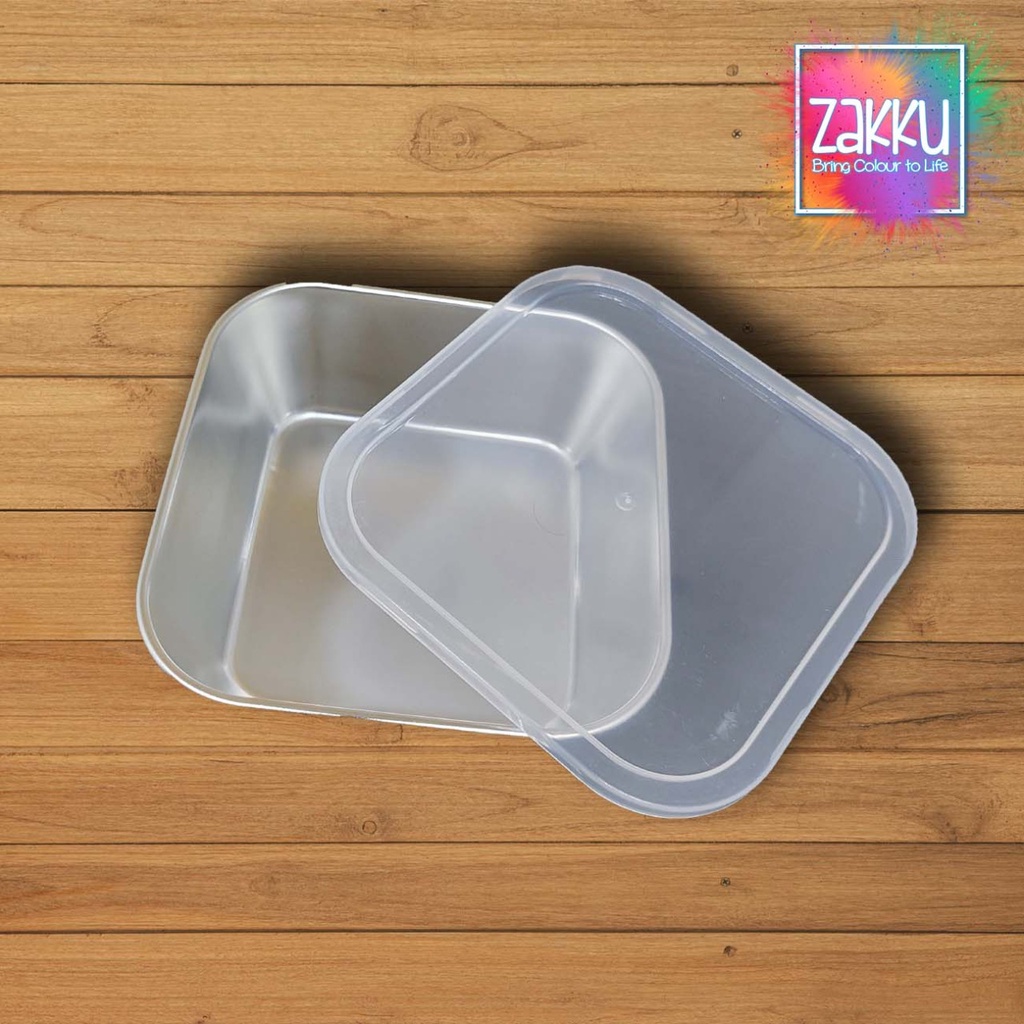 Jual ZAKKU KOTAK MAKAN STAINLESS 350 ml/ KOTAK MICROWAVE (RF18.11-1 ...