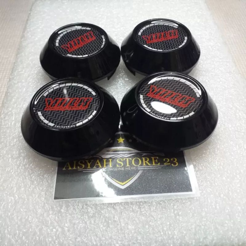 Jual dop roda tutup velg mobil racing VARIASI logo VOLK diameter 6,8cm ...