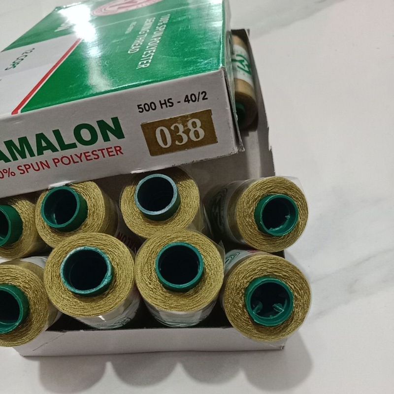 Jual Benang Jahit Yamalon Warna Kuning Terlengkap Semua Varian / Benang ...