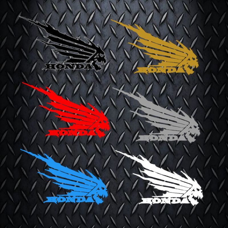 Jual Stiker Logo Honda Model Tengkorak Sticker Cutting Stiker Viral ...