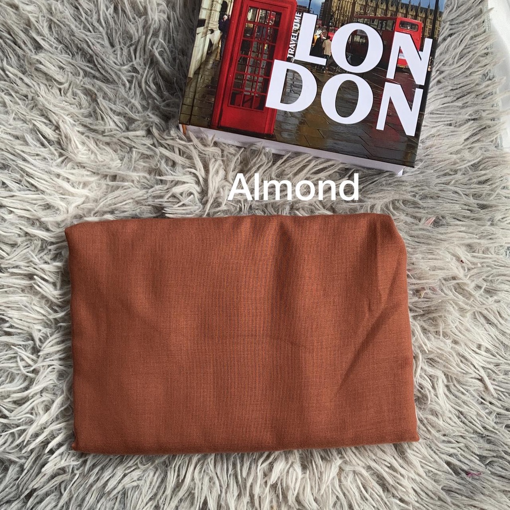 Jual 40 WARNA SEGIEMPAT PARIS PREMIUM SQUARE HIJAB ANTI LETOY COTTON VOAL Paris Premium Voal ...