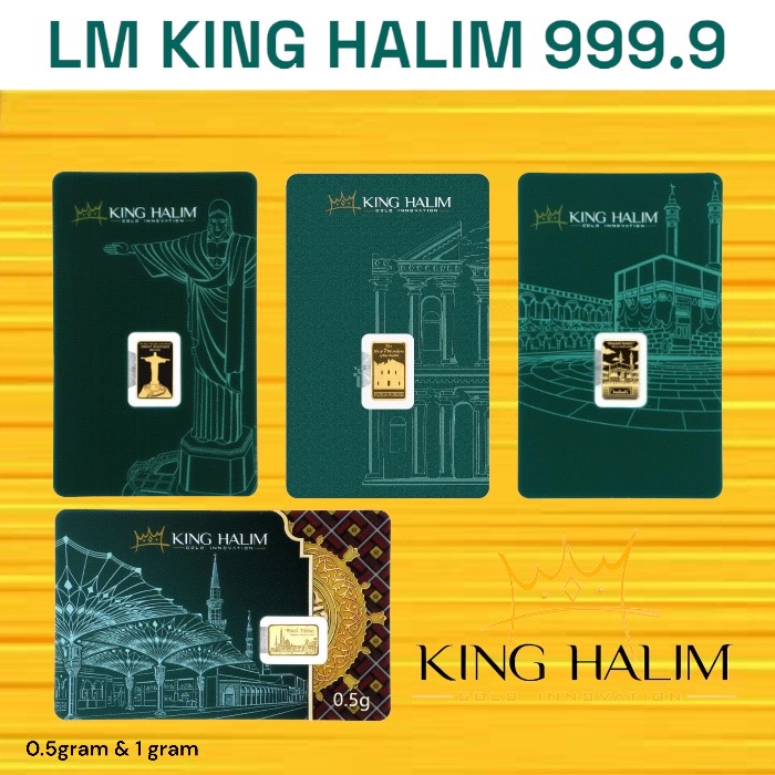 Jual LM Emas Logam Mulia King Halim MASJID NABAWI / MASJIDIL HARAM ...