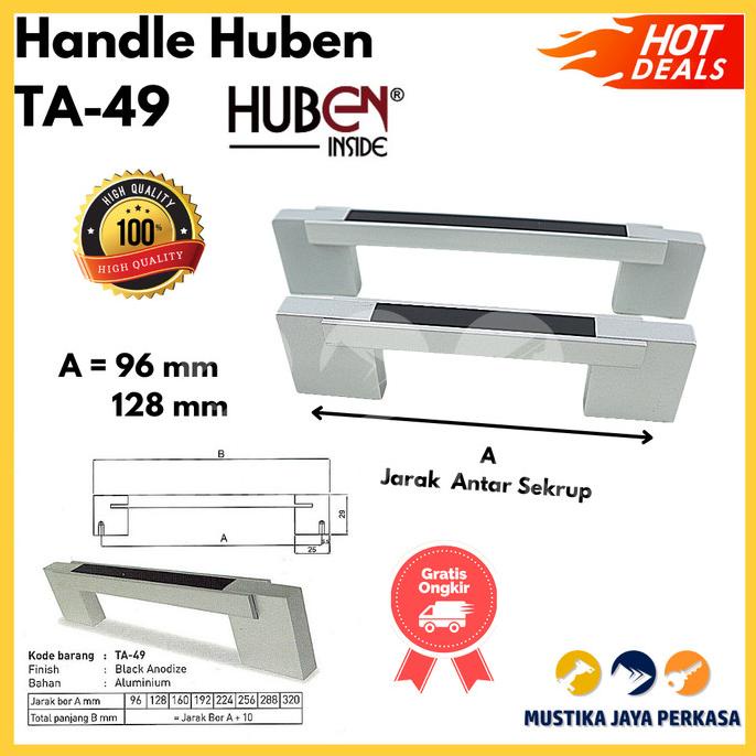 Jual Huben TA-49 Tarikan Handle Lemari Laci Besi Alumunium Anodize ...