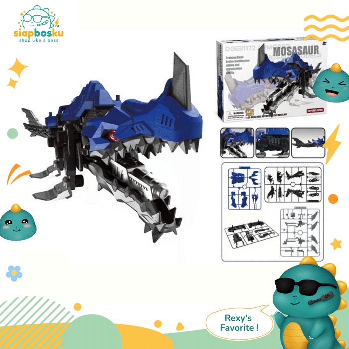 Jual MAINAN COMBAT ROBOT DINOSAURUS BESAR DIY ACTION FIGURE - SWORD T ...
