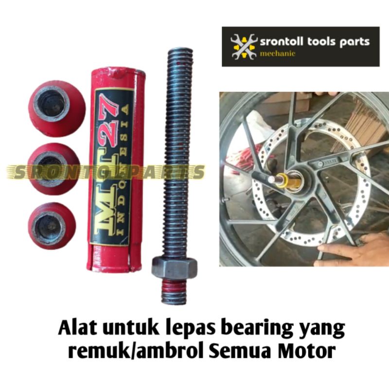 Jual Treker bearing roda motor remuk pecah rusak alat pencabut bearing ...