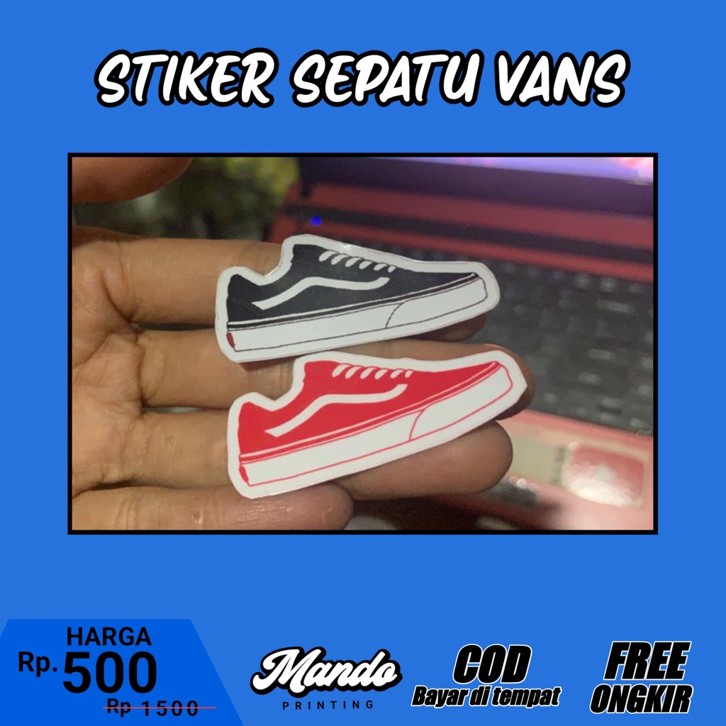 Jual Stiker Vinyl Sepatu VANS | Shopee Indonesia