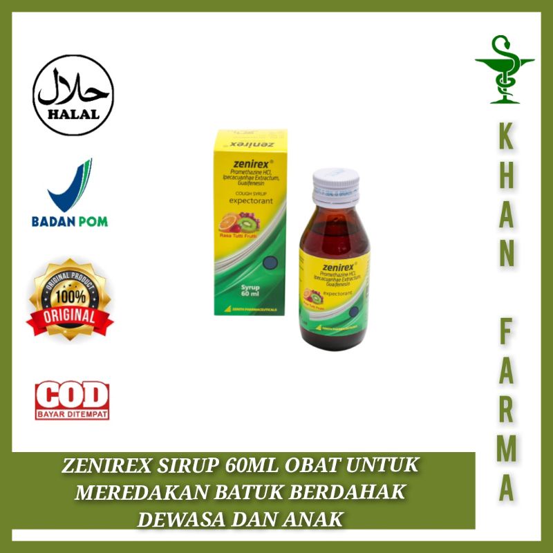 Jual ZENIREX SIRUP 60 ML BATUK BERDAHAK | Shopee Indonesia