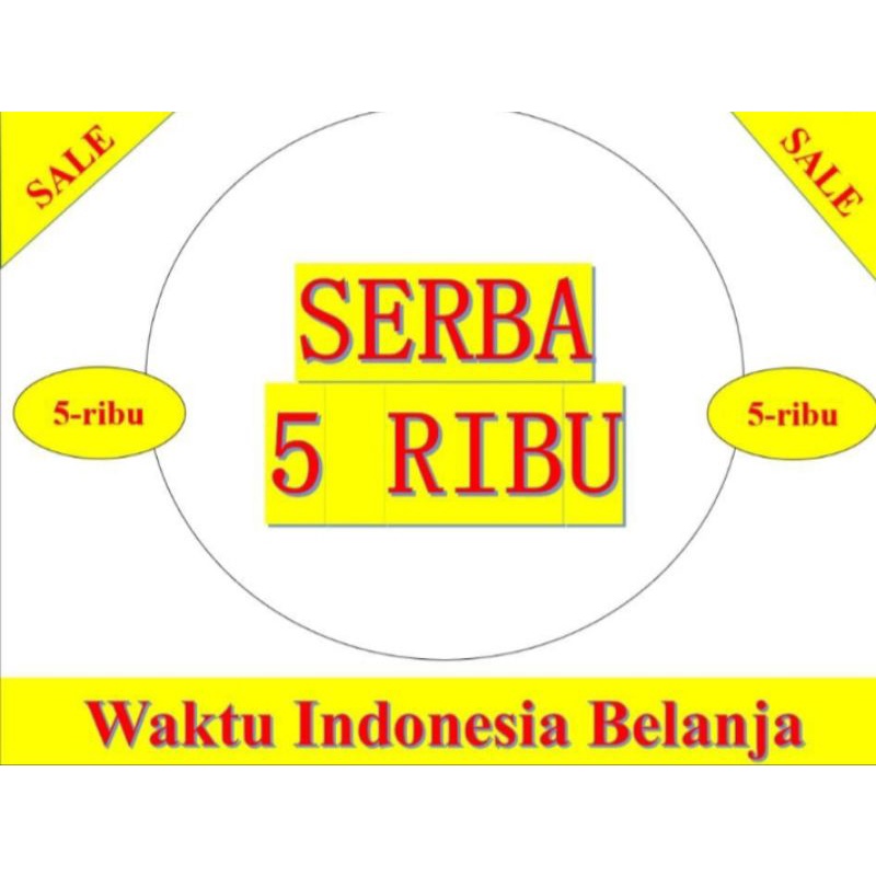 Jual serba 5rb campur campur harga per pcs(wajib baca keterangan ...
