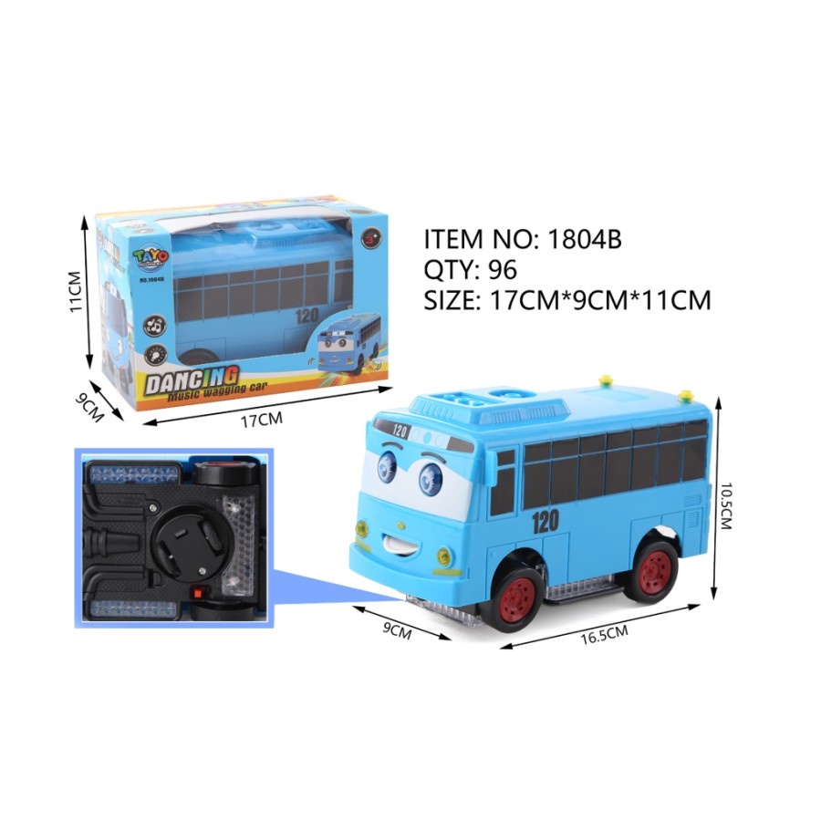 Jual MAINAN BUS TAYOO DANCING BUS OLENG TAYO LAMPU SUARA - Biru | Shopee Indonesia