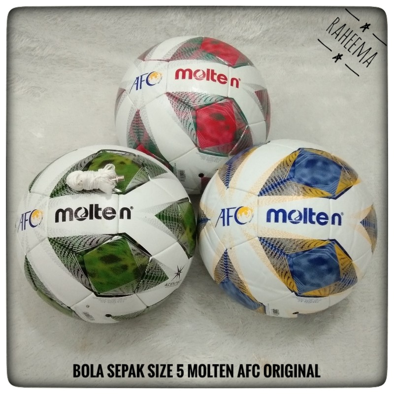 Jual Bola Sepak MOLTEN AFC Original | Bola Kaki size 5 MOLTEN 5000 | Shopee Indonesia