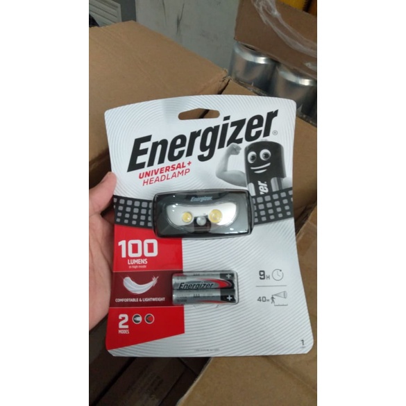 Jual Headlight Energizer Universal 100 Lumens 3 LED (GRATIS Baterai AAA ...