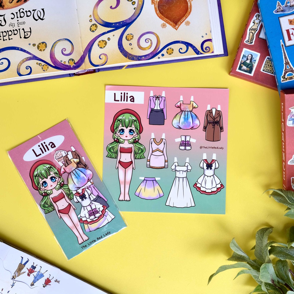 Jual littleredlady - “CUTIE DOLL” series (Bepe bepean, Paper Doll ...