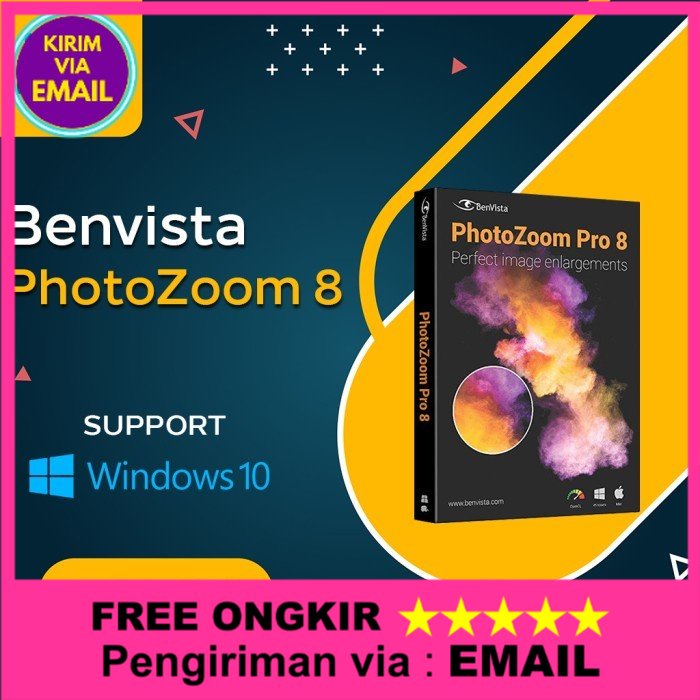 Jual Software Zoom Gambar: Benvista PhotoZoom Pro 8 [Win] Lifetime ...