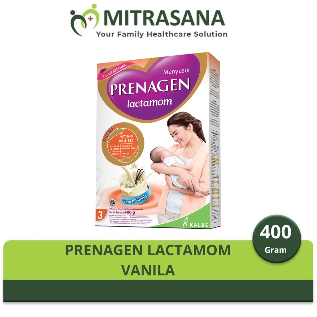 Jual Prenagen Lactamom Vanila 360 Gram - Susu Masa Menyusui | Shopee ...