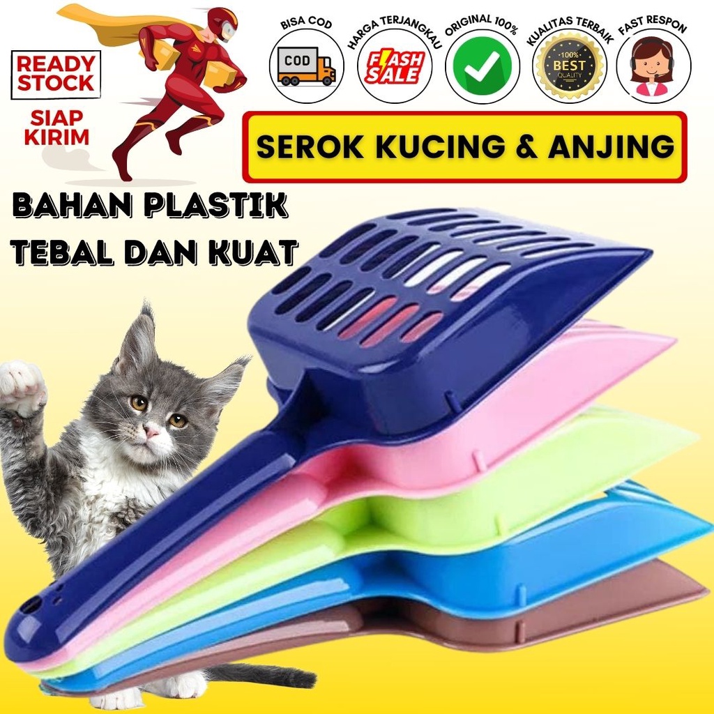 Jual Serokan Serok Sekop Pasir Kucing Anjing Kelinci Scoop Litter ...