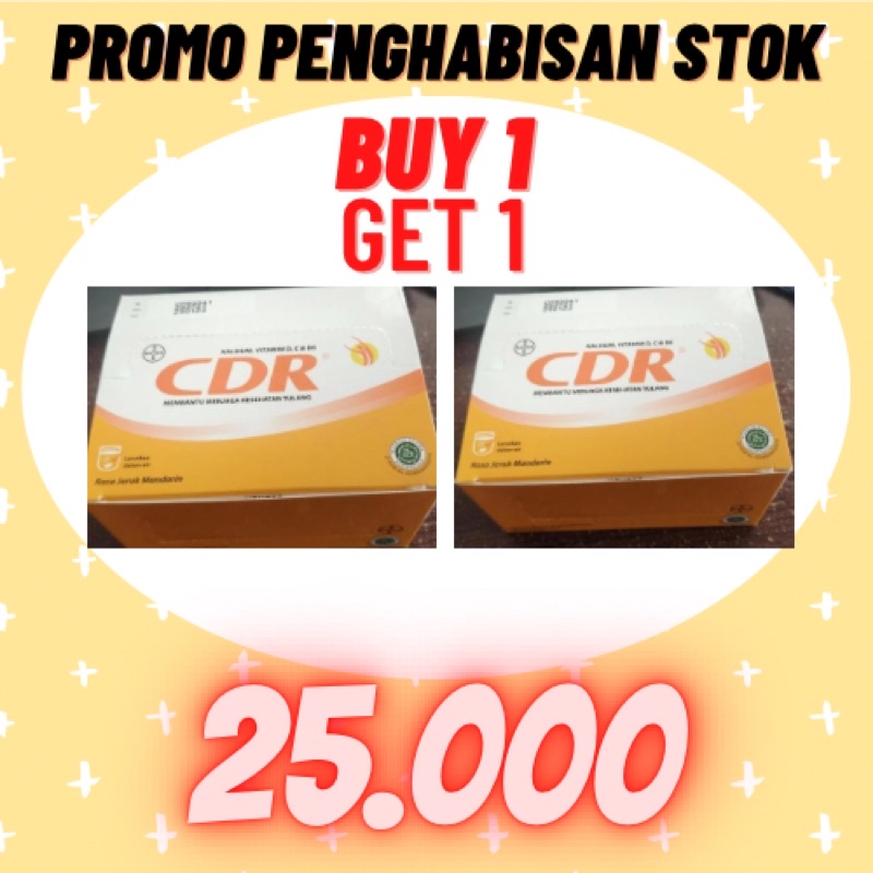 Jual CDR buy 1 get 1 ( isi 2 x 24 sachet ) | Shopee Indonesia