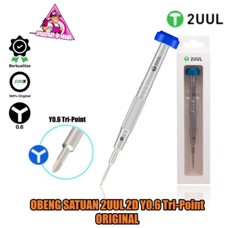Jual OBENG SET 2UUL 2D Y0.6 +1.2 +2.5D *0.8 T2 SCREWDRIVER HIGH QUALITY ORIGINAL | Shopee Indonesia