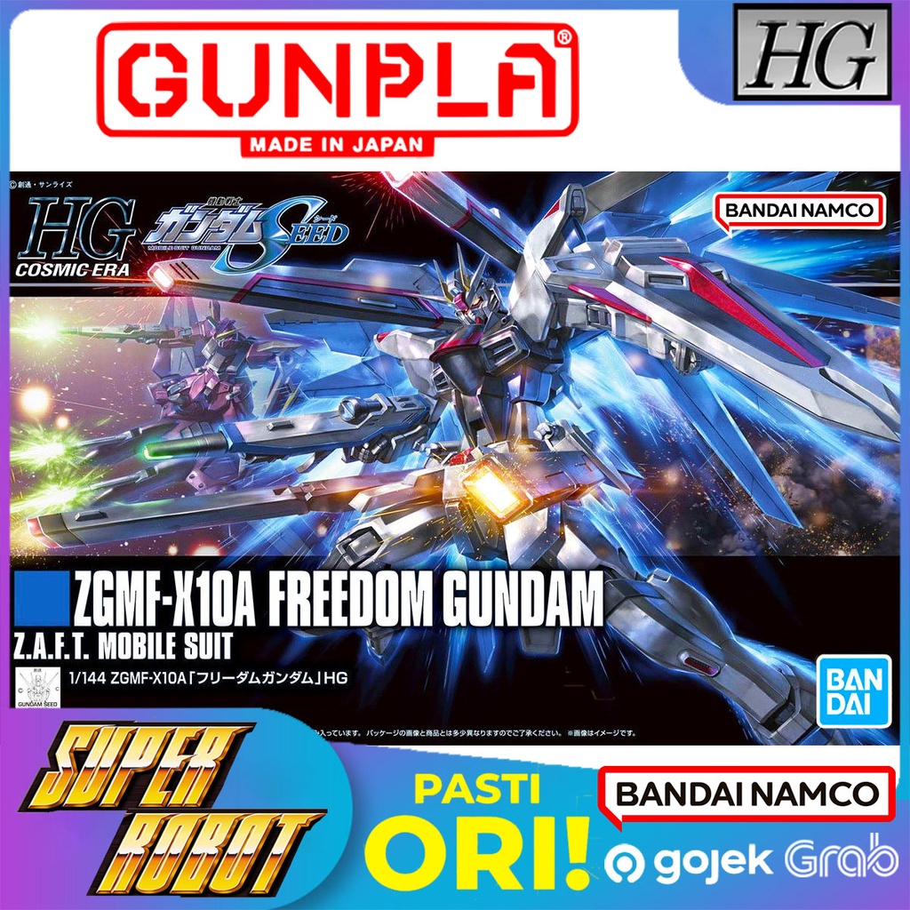 Jual 𝗕𝗔𝗡𝗗𝗔𝗜 HG ZGMF-X10A Freedom Gundam - HGCE REVIVE | Shopee Indonesia