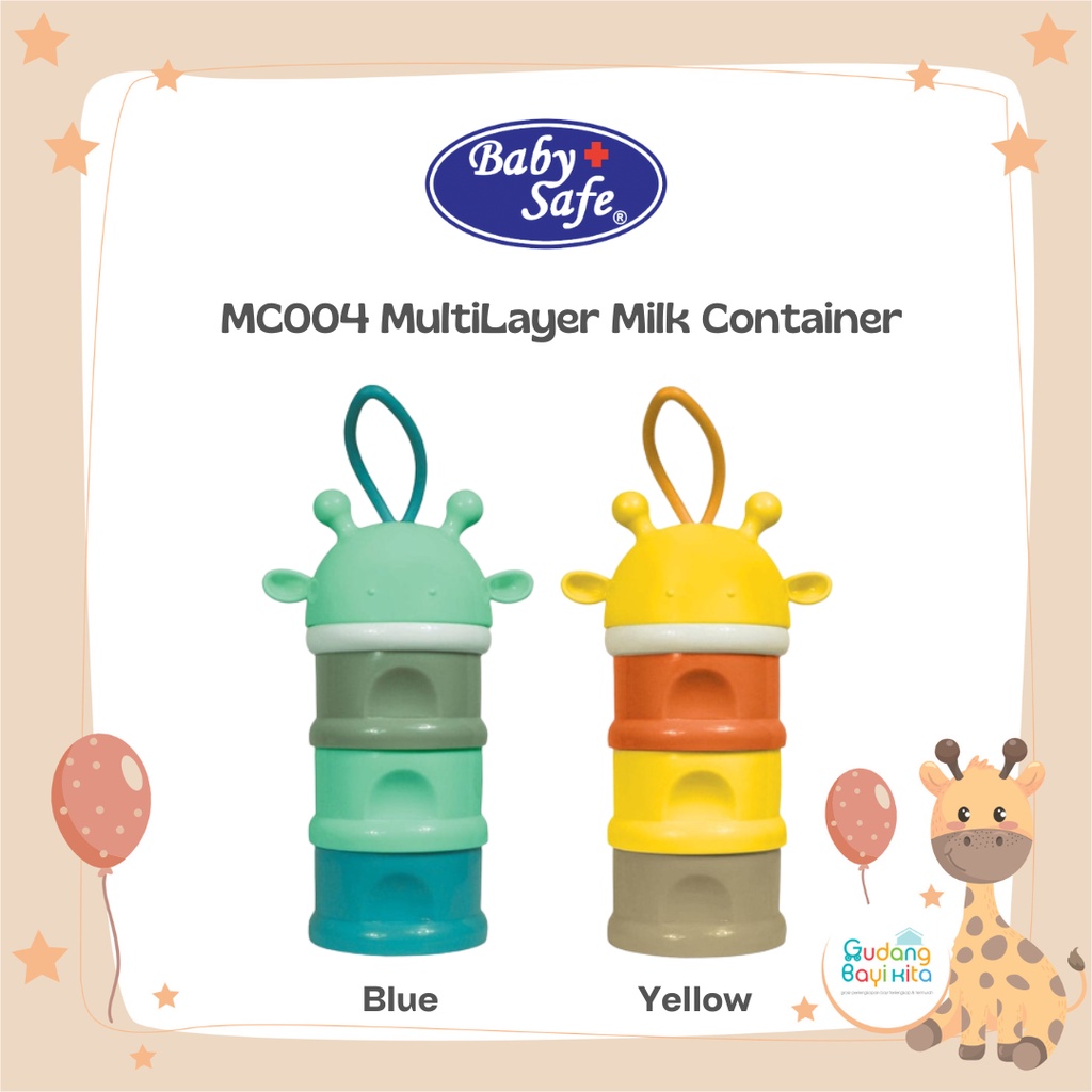 Jual Baby Safe MC004 MultiLayer Milk Container - Tempat Susu Untuk ...