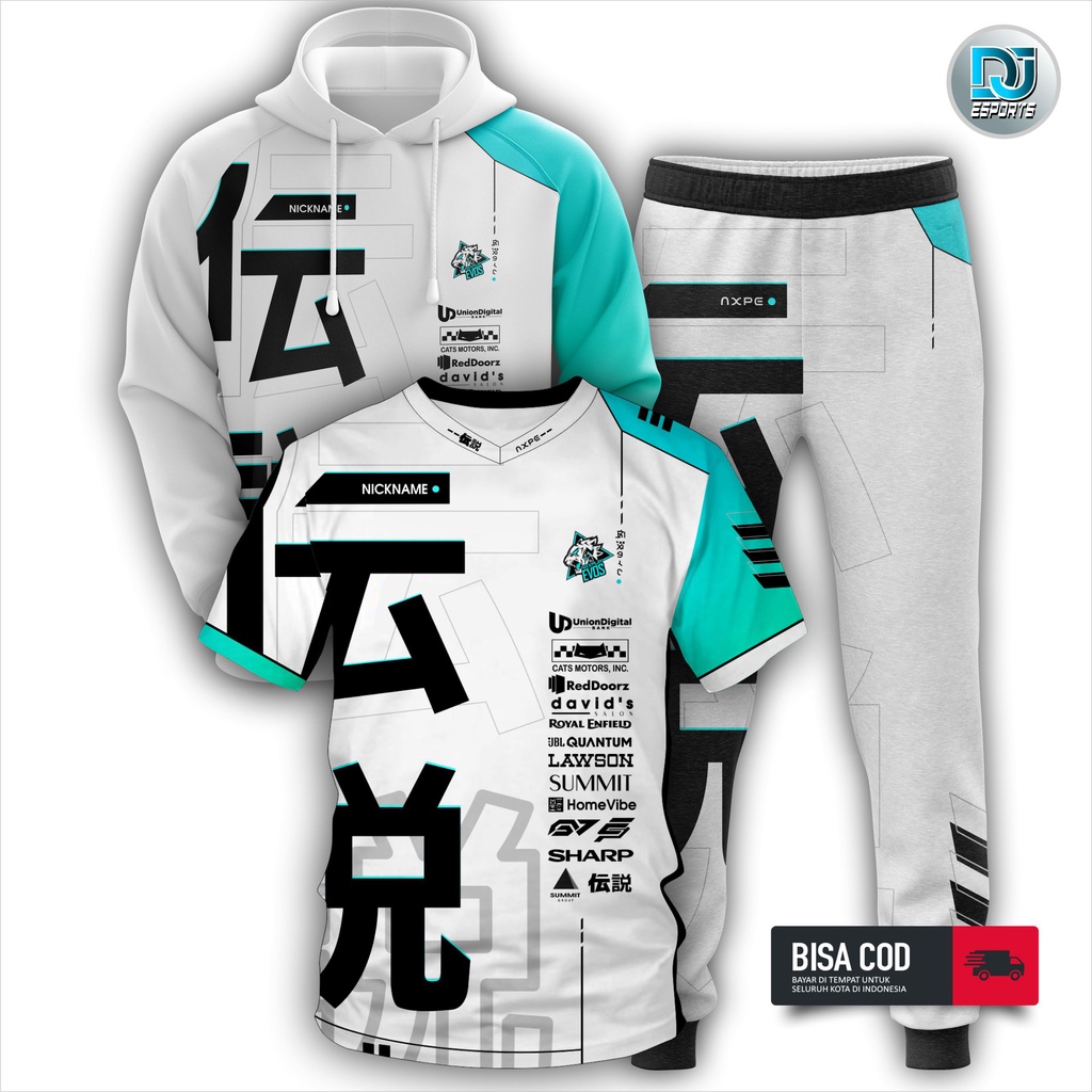 Jual Jersey Gaming Esports Nexplay Evos Gratis Ganti Nama Dan Logo Full ...