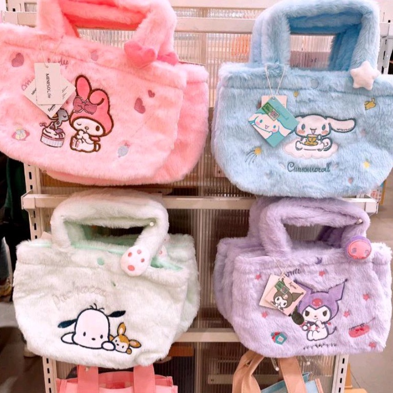 Jual Tas Tenteng Kuromi / Tas Import Lucu / Tas Bulu / Tas Cinnamoroll ...