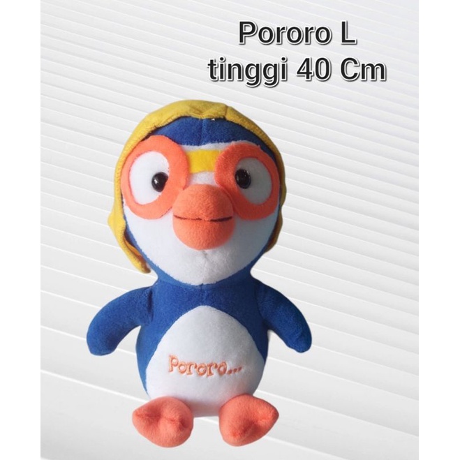 Jual BONEKA PORORO ( PINGUIN ) SIZE " L " Tinggi 40 Cm.. | Shopee Indonesia