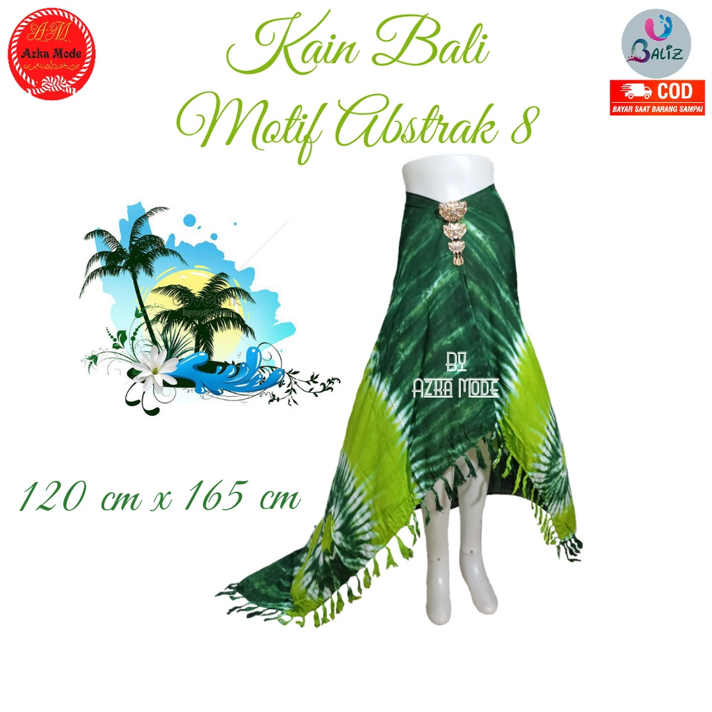 Jual Kain Pantai Kain Bali Pantai - Kain Bali Motif Abstrak 8. rumbai ...