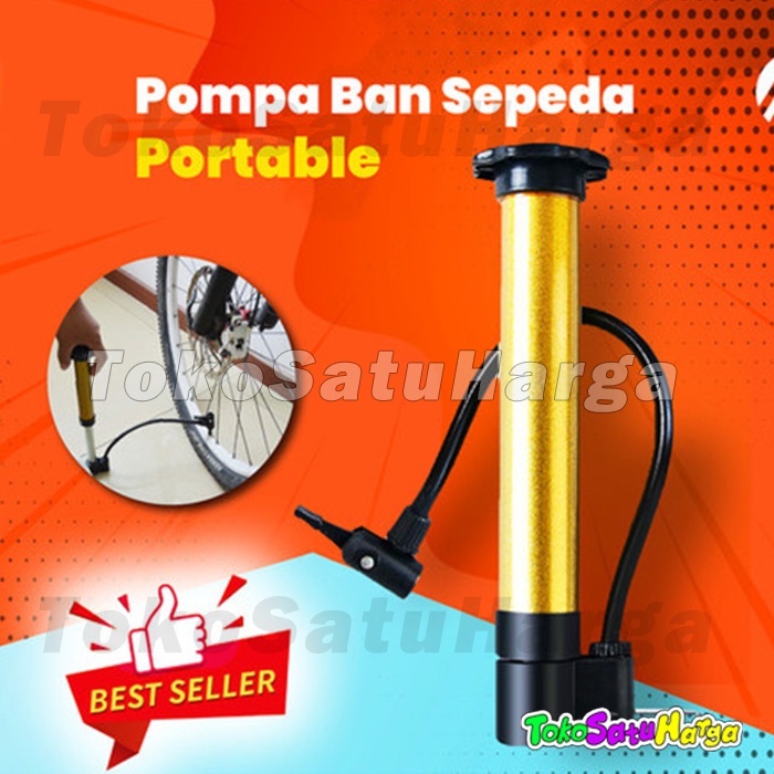 Jual Pompa Tangan Sepeda Manual Mini Portable Pump Multifungsi ...