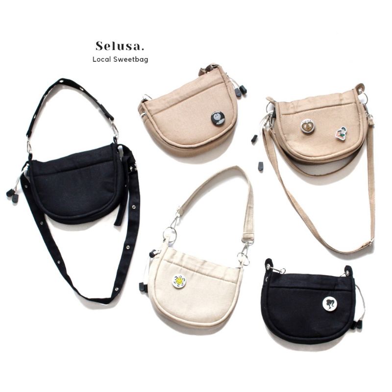 Jual SELUSA PIXIE SHOULDERBAG | Tas Mini Serut Tas Bahu Tas Selempang ...