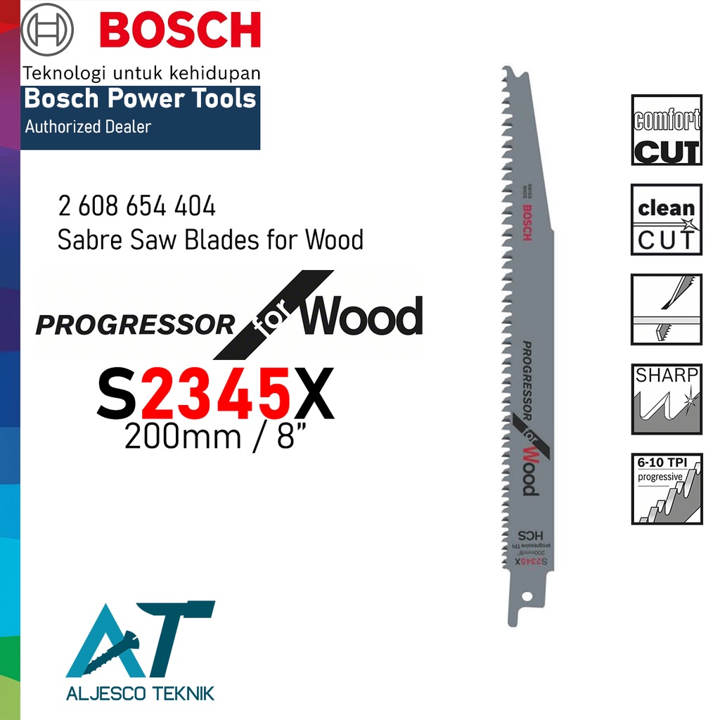 Jual BOSCH S2345X GERGAJI SABRE KAYU RECIPROCATING SAW - PROGRESSOR FOR WOOD | Shopee Indonesia