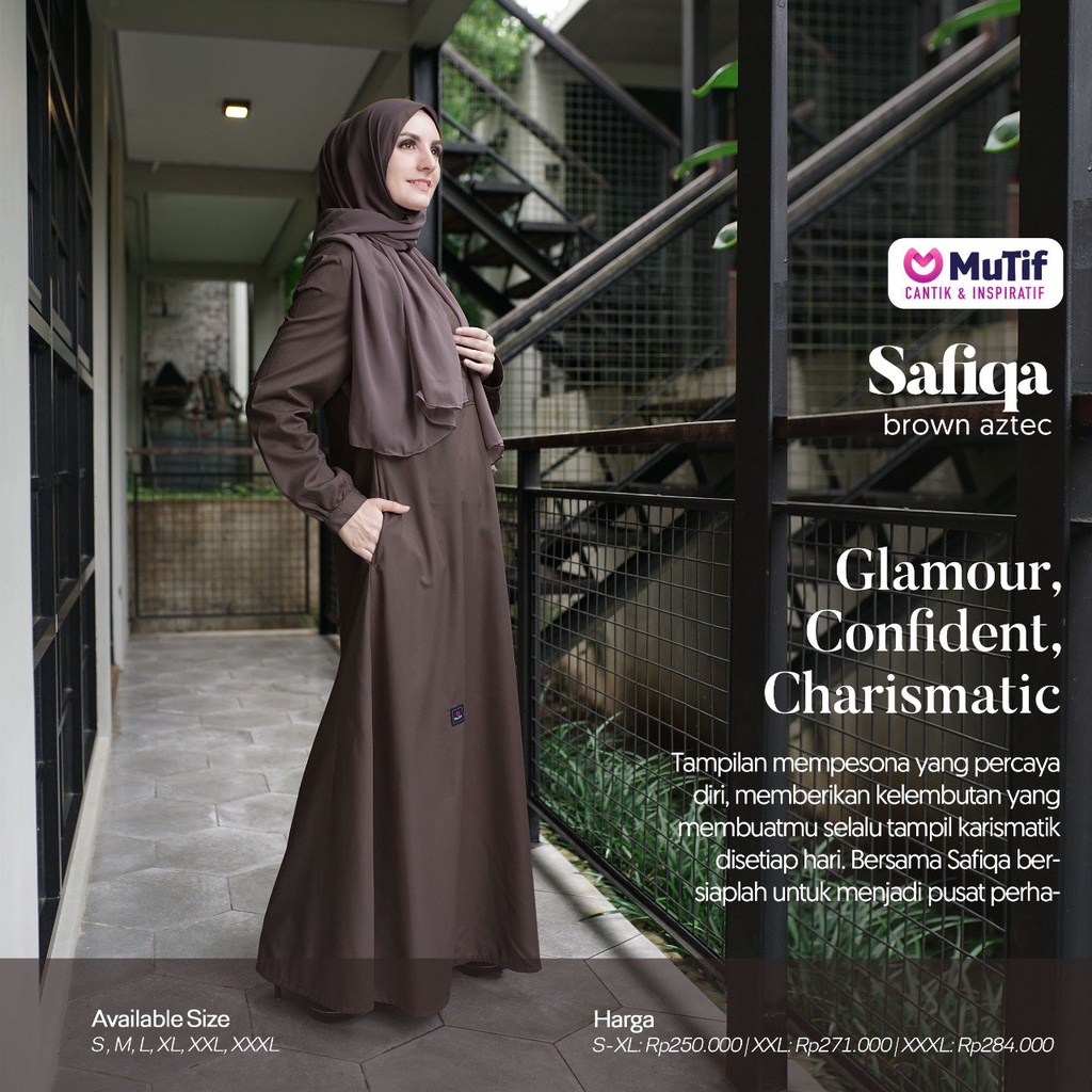 Jual MuTif 100% ORI | Safiqa Steel Grey New | Safiqa Super White ...